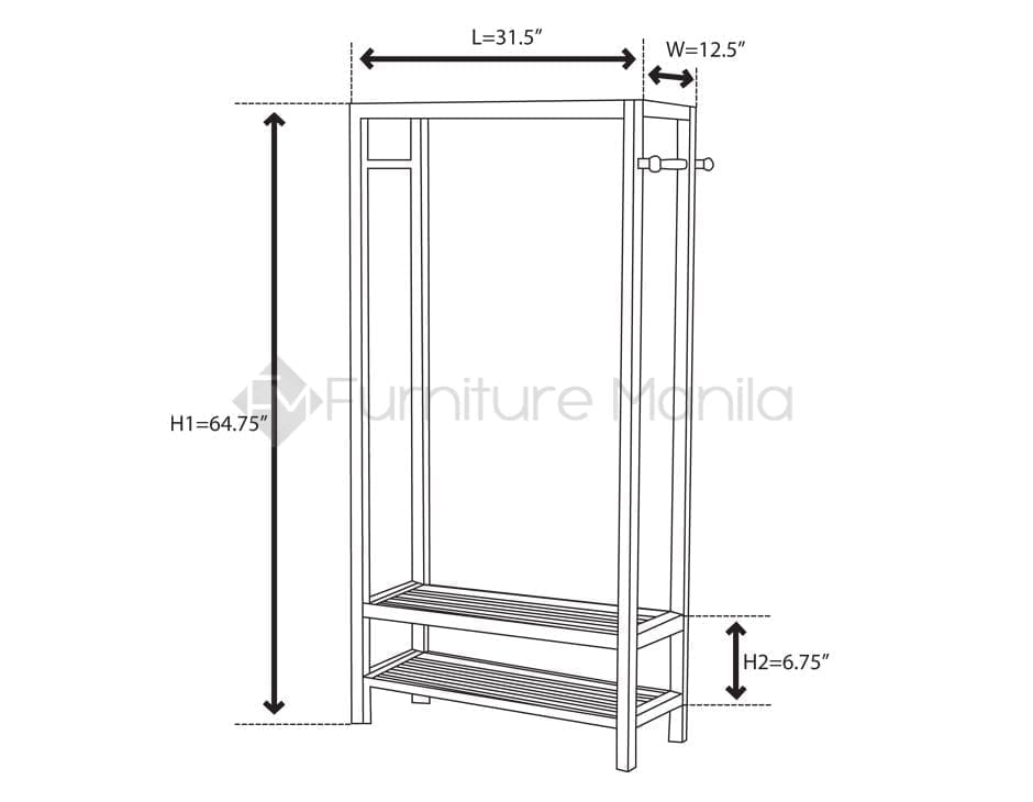 NY3011 CLOTHES RACK | Home & Office Furniture Philippines