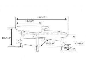 V Coffee Table | Furniture Manila