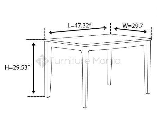 Romania Dining Set 4-Seaters