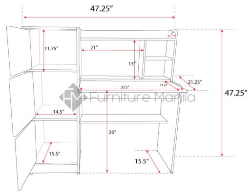 1006 Study Table | Furniture Manila