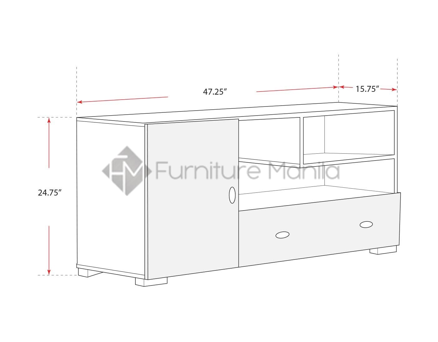 18201 TV STAND | Furniture Manila