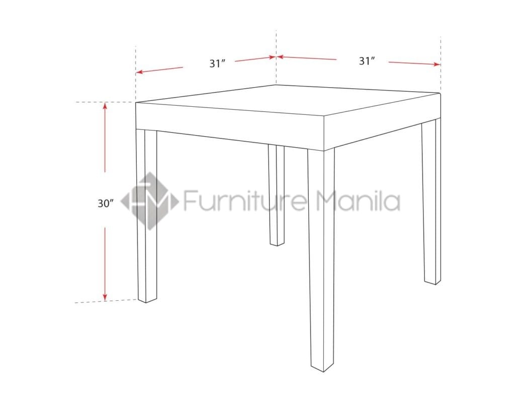 Uratex Monoblock Round Table | Furniture Manila