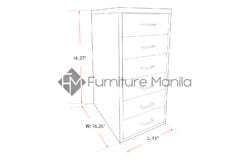 VFC-4DV Vertical Filing Cabinet with Vault | Furniture Manila