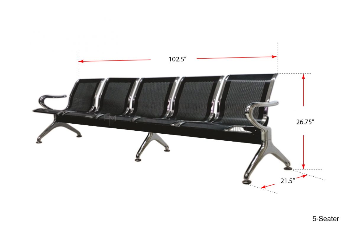 ACXS Steel Gang Chair | Furniture Manila
