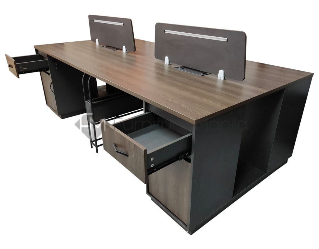 98-24 Workstation for 4 | Furniture Manila