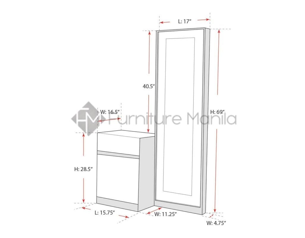 1100 Dressing Table | Furniture Manila