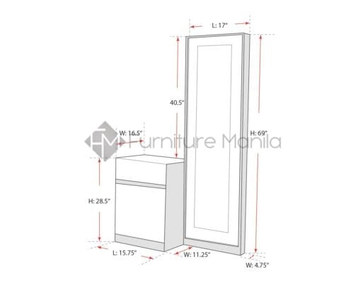1100 Dressing Table | Furniture Manila
