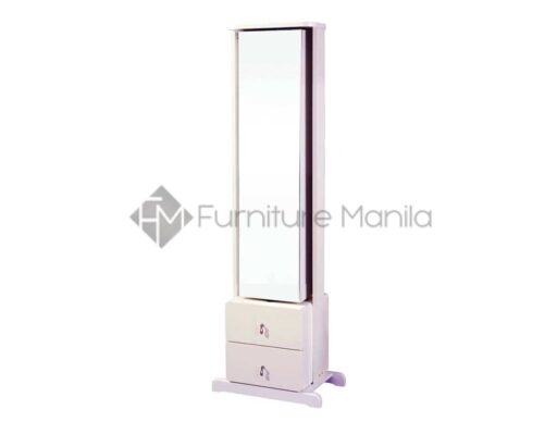 329 Revolving Mirror Stand with Wheels | Furniture Manila