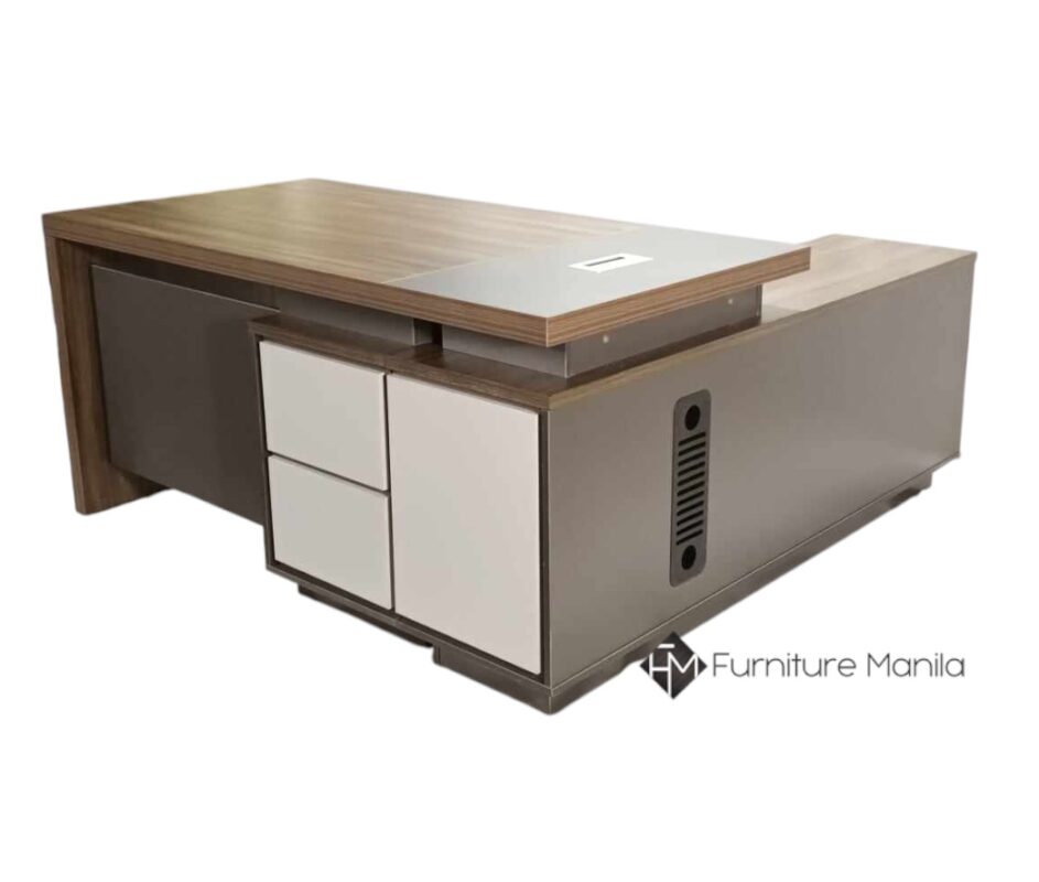 1801 L-Shape Executive Table | Furniture Manila