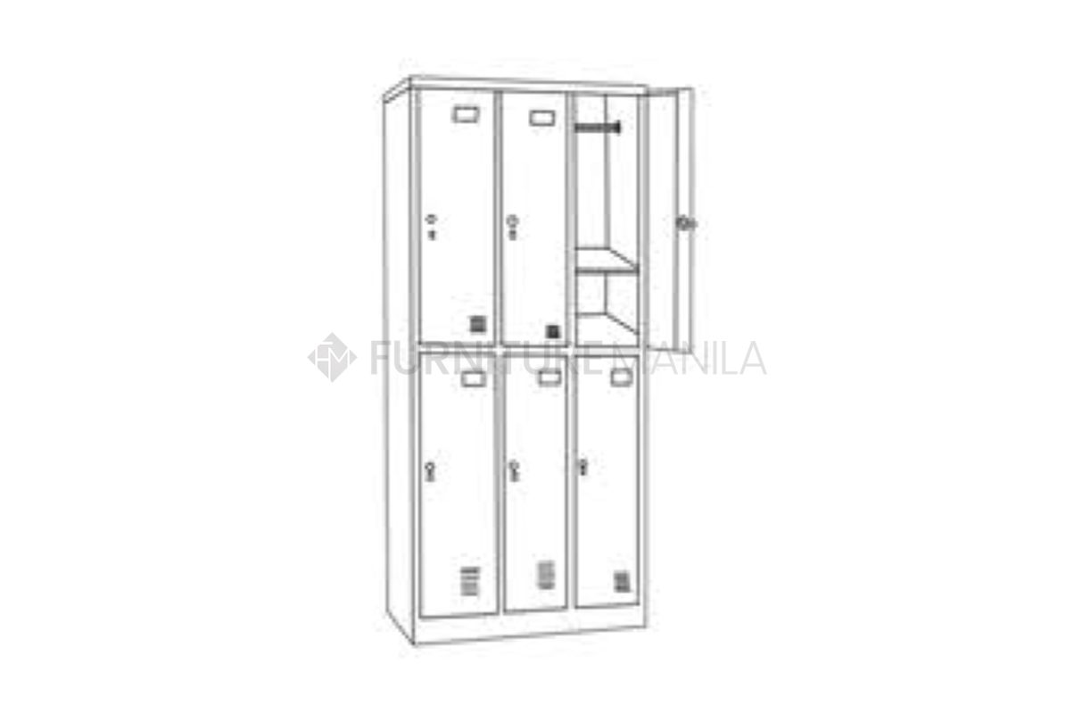 104G 6-Door Locker | Furniture Manila