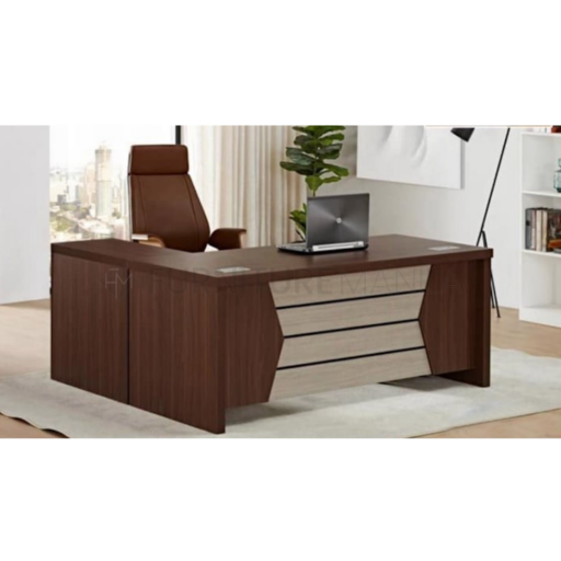 1801 L-Shape Executive Table | Furniture Manila