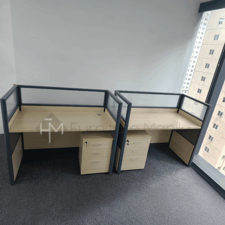 FocusPod Privacy Office Workstation with Mobile Pedestal | Furniture Manila