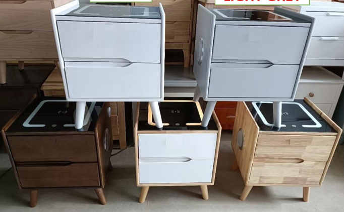 Smart Side Table with Wireless Charger and Speaker | Furniture Manila